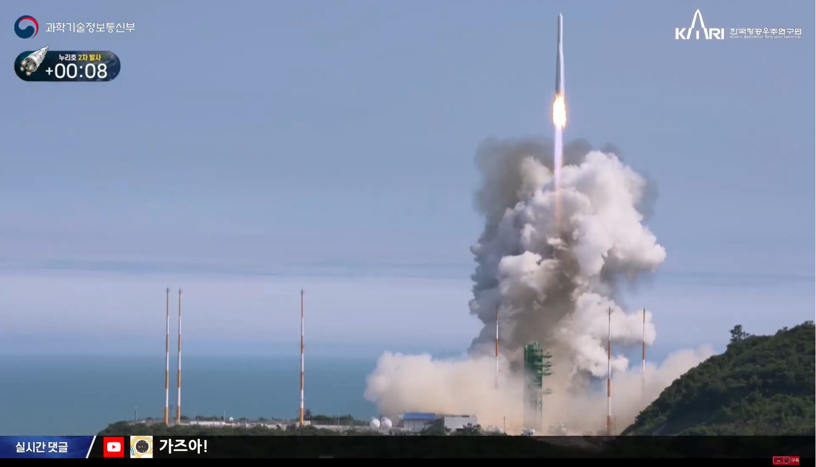 South Korea successfully completes second test flight of Nuri rocket ...