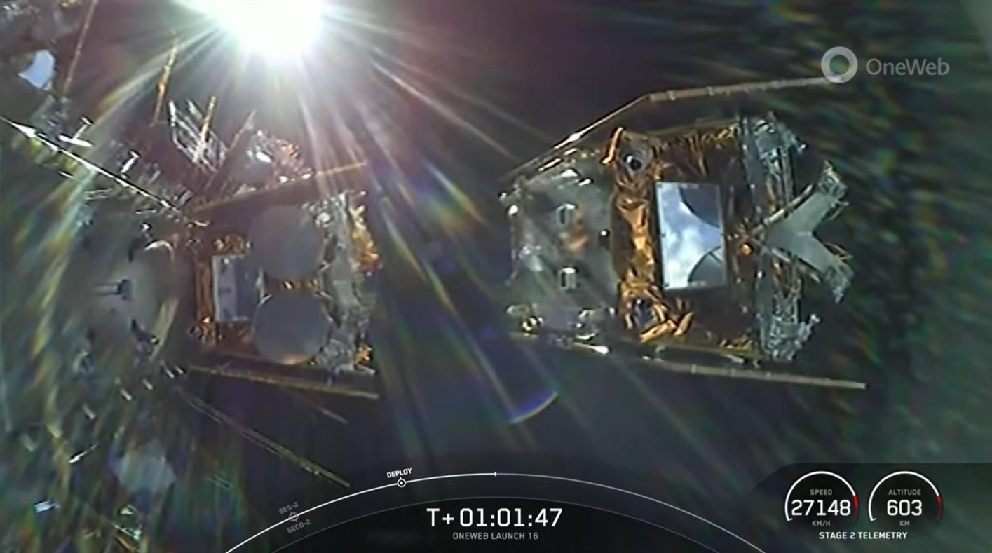 SpaceX Falcon 9 launches batch of 40 OneWeb comsats for competitor ... SpaceX Falcon 9 launches batch of 40 OneWeb comsats for competitor ...